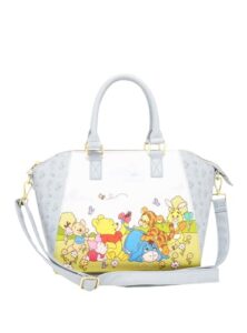 loungefly disney winnie the pooh friends satchel bag