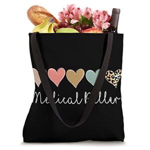 Medical Biller, Leopard Medical billing specialist Team Tote Bag