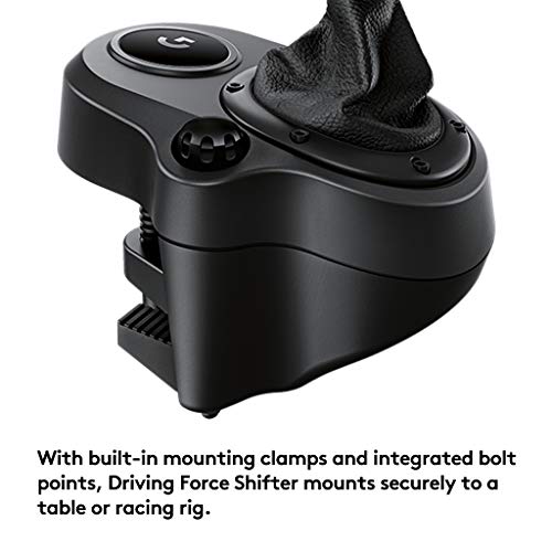 Logitech G Driving Force Shifter – Compatible with G29, G920 & G923 Racing Wheels for-PlayStation 5, Playstation 4, Xbox-Series X|S, Xbox-One, and-PC