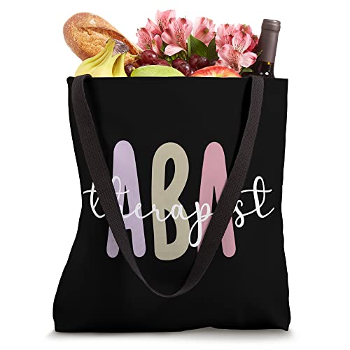 ABA Therapist Appreciation Applied Behavior Analysis Tote Bag