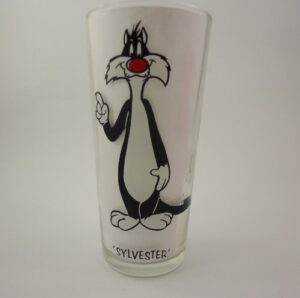 pepsi collector series glass, sylvester 1973