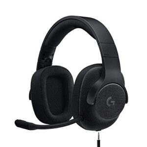 logitech g433 7.1 wired gaming headset with dts headphone: x 7.1 surround for pc, ps4, ps4 pro, xbox one, xbox one s, nintendo switch – triple black