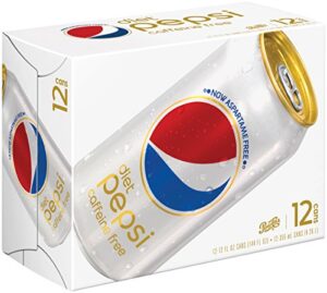 pepsi diet caffeine free, 12 ct