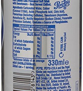 Pepsi Diet 330ML CANS PK24 202428