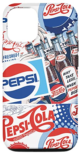 iPhone 12/12 Pro Pepsi Nostalgic Pattern Case