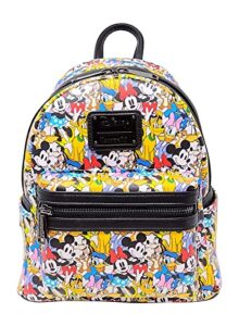 loungefly disney mickey and friends womens double strap shoulder bag purse