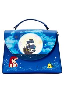 loungefly ariel fireworks crossbody the little mermaid one size