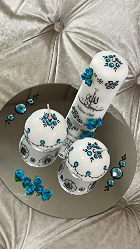 Islamic Candle Set (Blue)