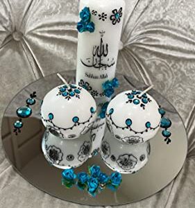 Islamic Candle Set (Blue)