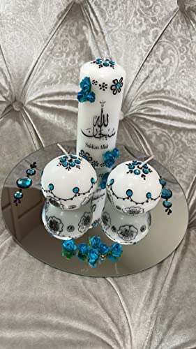 Islamic Candle Set (Blue)