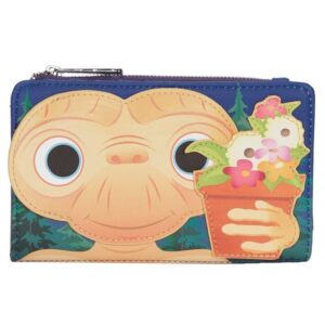 loungefly et flowers pot flap wallet et one size