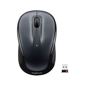 logitech m325 wireless mouse dark silver