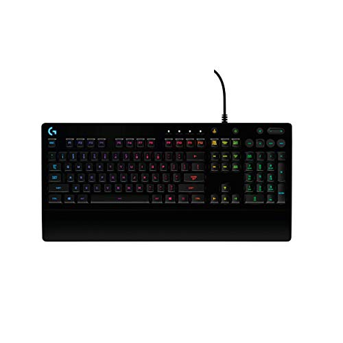 Logitech USB 2.0 G213 Prodigy Gaming Keyboard with 16.8 Million Lighting Colors (Renewed)