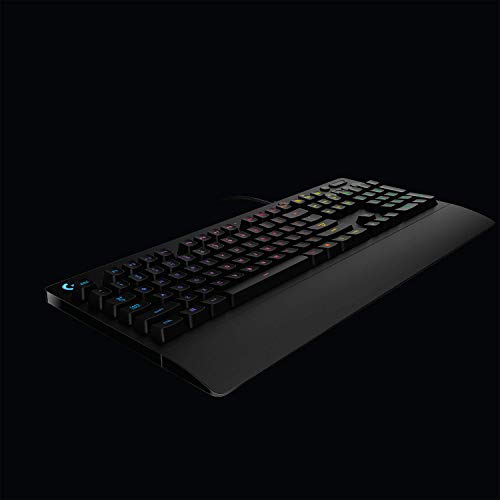 Logitech USB 2.0 G213 Prodigy Gaming Keyboard with 16.8 Million Lighting Colors (Renewed)