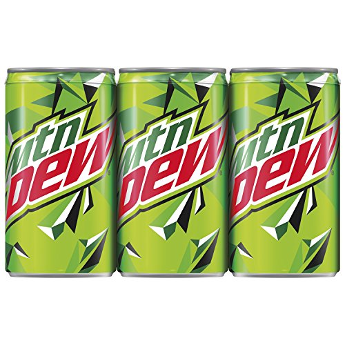 Pepsi and Mtn Dew Mini Can Variety Pack, 7.5 oz Cans, 24 Count(Packaging may vary)