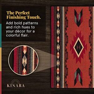 Kinara Cibola Area Rug – Southwestern Native American Design – Beautiful and Unique Pattern – Fine Weaving and Quality Material for Everyday Use – Non-Skid – 3x2 feet.