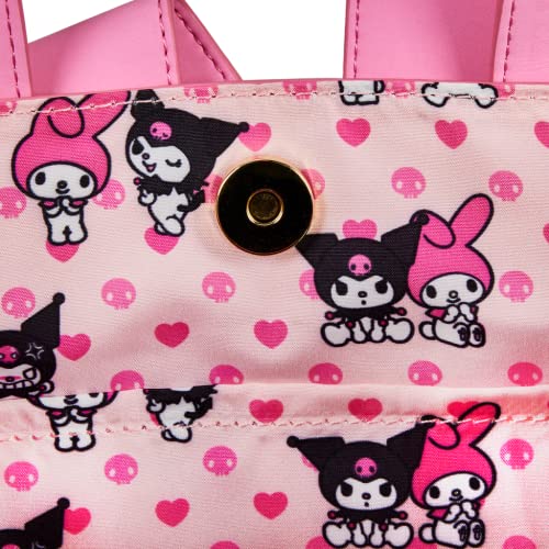 Loungefly Sanrio My Melody and Kuromi Double Sided Crossbody Bag