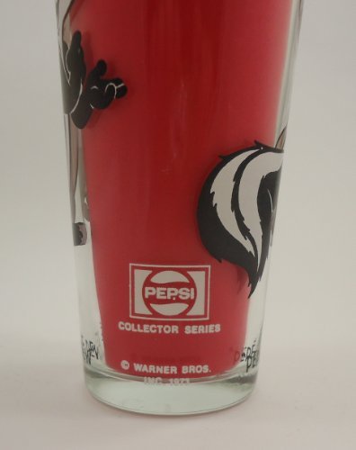 Pepsi Collector Series Glass, Pepe Le Pew 1973