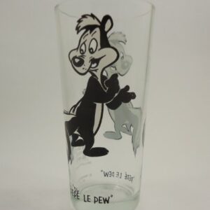 Pepsi Collector Series Glass, Pepe Le Pew 1973