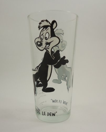 Pepsi Collector Series Glass, Pepe Le Pew 1973