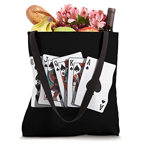 Poker Texas Hold'Em - Gambling Casino Royal Flush Poker Tote Bag