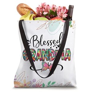 Blessed Grandma Butterfly Best Grandma Ever Nana Mimi Gigi Tote Bag