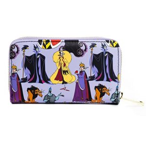 loungefly wallet, disney villains, maleficent ursula evil queen hades scar