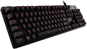 logitech g413 backlit mechanical gaming keyboard usb passthrough carbon (renewed)