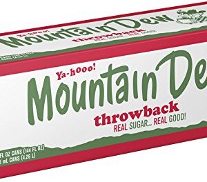 Mountain Dew Throwback, 12 Fl Oz (pack of 12)