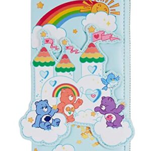 Loungefly Care Beaas Care-A-Lot Castle Zip-Around Wallet Care Bears One Size