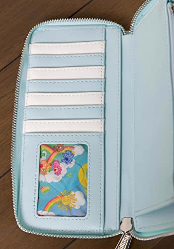 Loungefly Care Beaas Care-A-Lot Castle Zip-Around Wallet Care Bears One Size