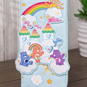 Loungefly Care Beaas Care-A-Lot Castle Zip-Around Wallet Care Bears One Size