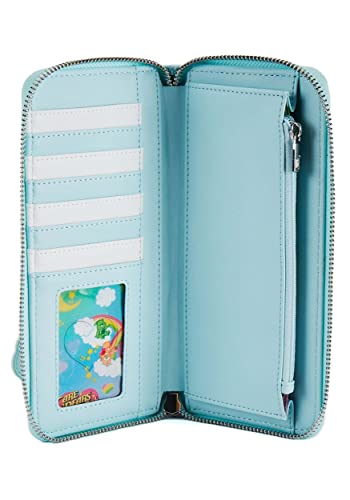 Loungefly Care Beaas Care-A-Lot Castle Zip-Around Wallet Care Bears One Size