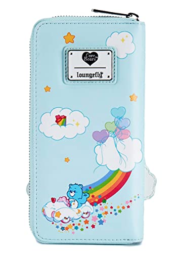 Loungefly Care Beaas Care-A-Lot Castle Zip-Around Wallet Care Bears One Size