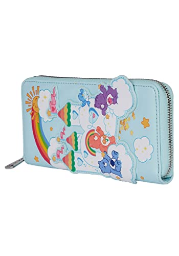 Loungefly Care Beaas Care-A-Lot Castle Zip-Around Wallet Care Bears One Size