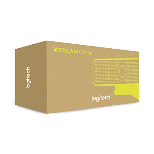 Logitech C925-e Webcam with HD Video and Built-In Stereo Microphones - Black