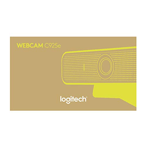 Logitech C925-e Webcam with HD Video and Built-In Stereo Microphones - Black