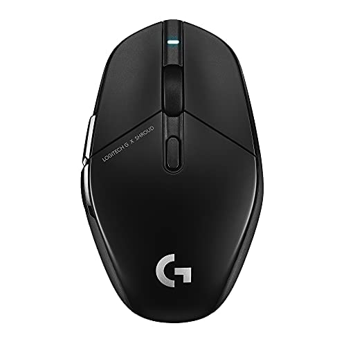 Logitech G303 Shroud Edition Wireless Gaming Mouse - LIGHTSPEED- HERO 25K - 25,600 DPI - 75 grams - 5-buttons – PC - Black