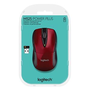 Logitech Wireless Mouse M525 - Red/Black