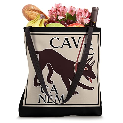 Beware of Dog "Cave Canem" Greco-Roman Image Tote Bag