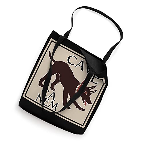 Beware of Dog "Cave Canem" Greco-Roman Image Tote Bag