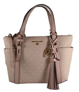 michael kors sullivan small convertible top zip tote smokey rose one size