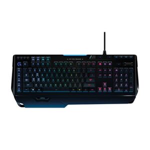 logitech g910 orion spark rgb mechanical gaming keyboard – 9 programmable buttons, dedicated media controls