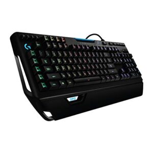 logitech g910 orion spectrum rgb wired mechanical gaming keyboard , black