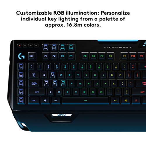 Logitech G910 Orion Spectrum RGB Wired Mechanical Gaming Keyboard , Black