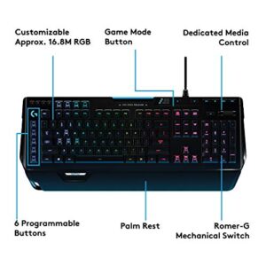 Logitech G910 Orion Spectrum RGB Wired Mechanical Gaming Keyboard , Black