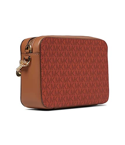 Michael Kors Jet Set Medium Camera Bag Deep Orange Multi One Size