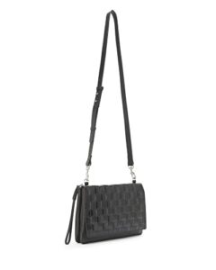 vince camuto womens corah large crossbody, black, one size us