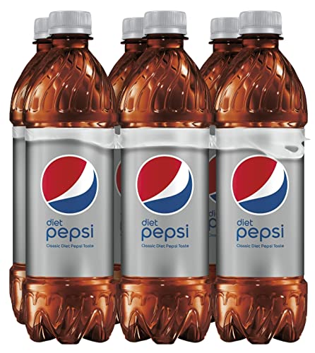 12 Bottles Diet Pepsi Cola, 16.9 fl oz