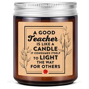 shinykt teacher appreciation gifts – teacher gifts for women, men – new teacher gifts – birthday gifts, back to school gift, christmas gift for teacher – scented lavender candles